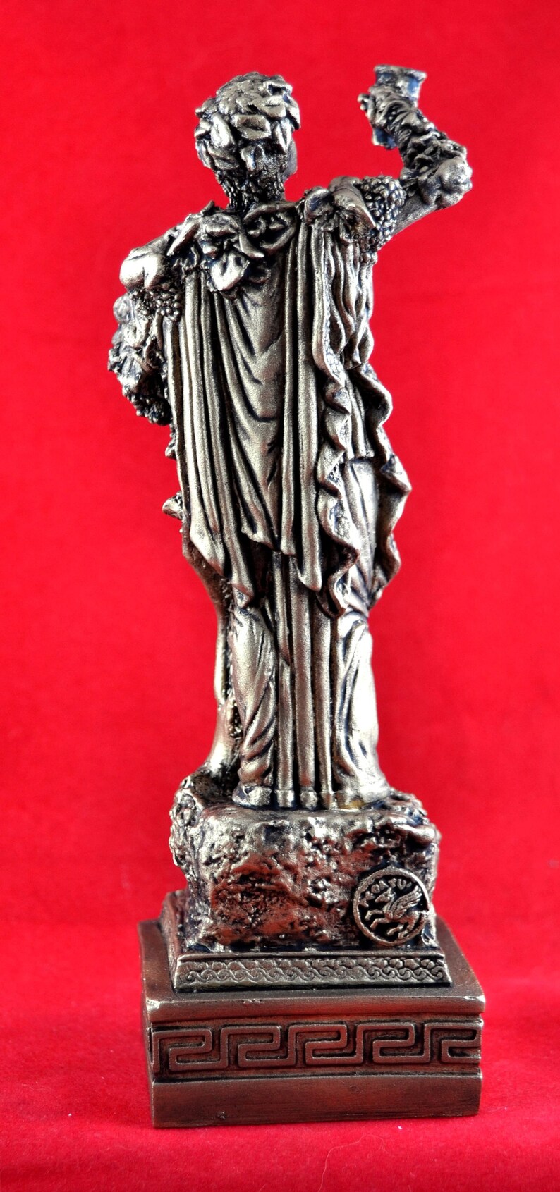 Dionysus Dionysos Gold Patina Greek Statue Ecstasy Wine God - Etsy UK