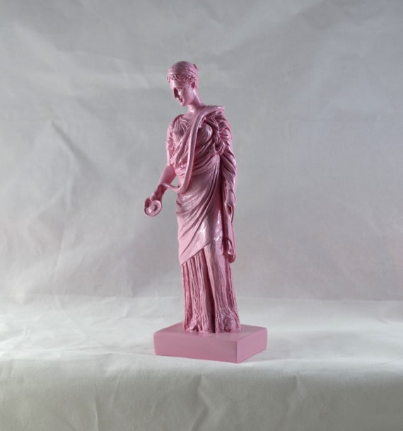Hygieia Hygeia Statue Goddess of Health Pink 20 Cm 7.9 Inches - Etsy
