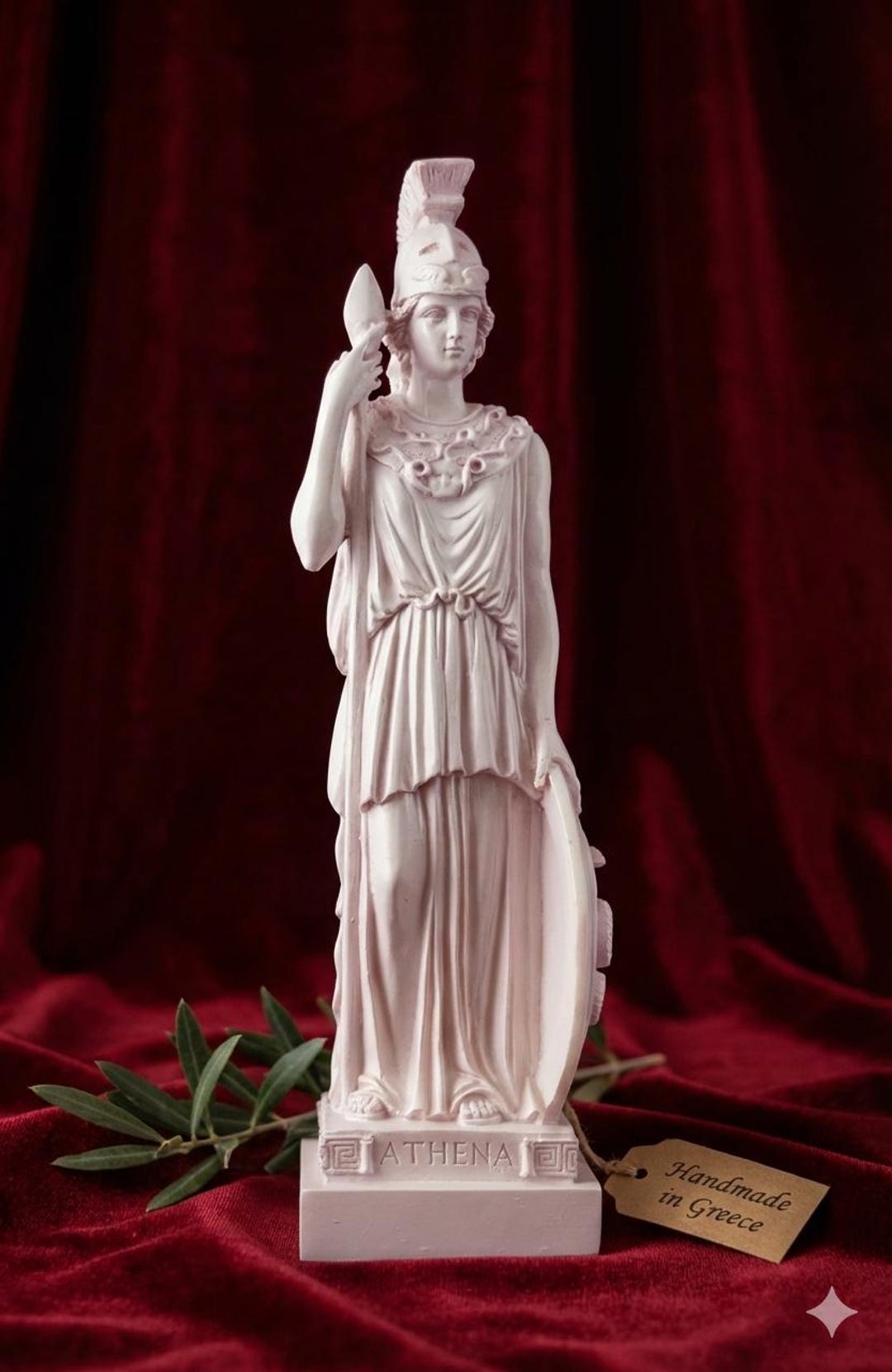 Athena Wisdom Goddess Greek Mythology Pink Statue 10 Inches - Etsy