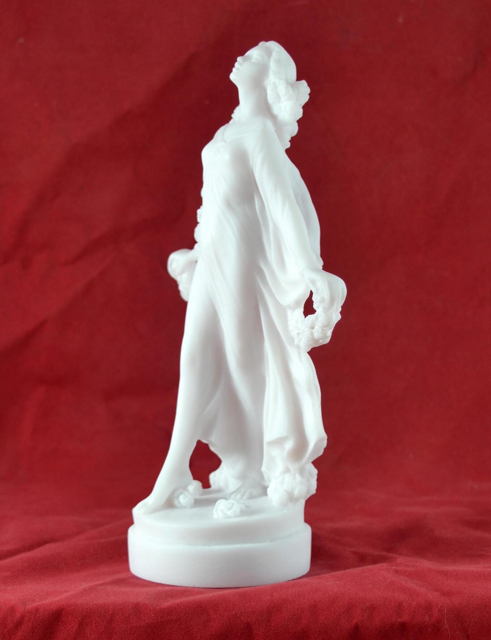 Persephone FLORA Goddess / Proserpina Statue White Sculpture 7 Inch ...