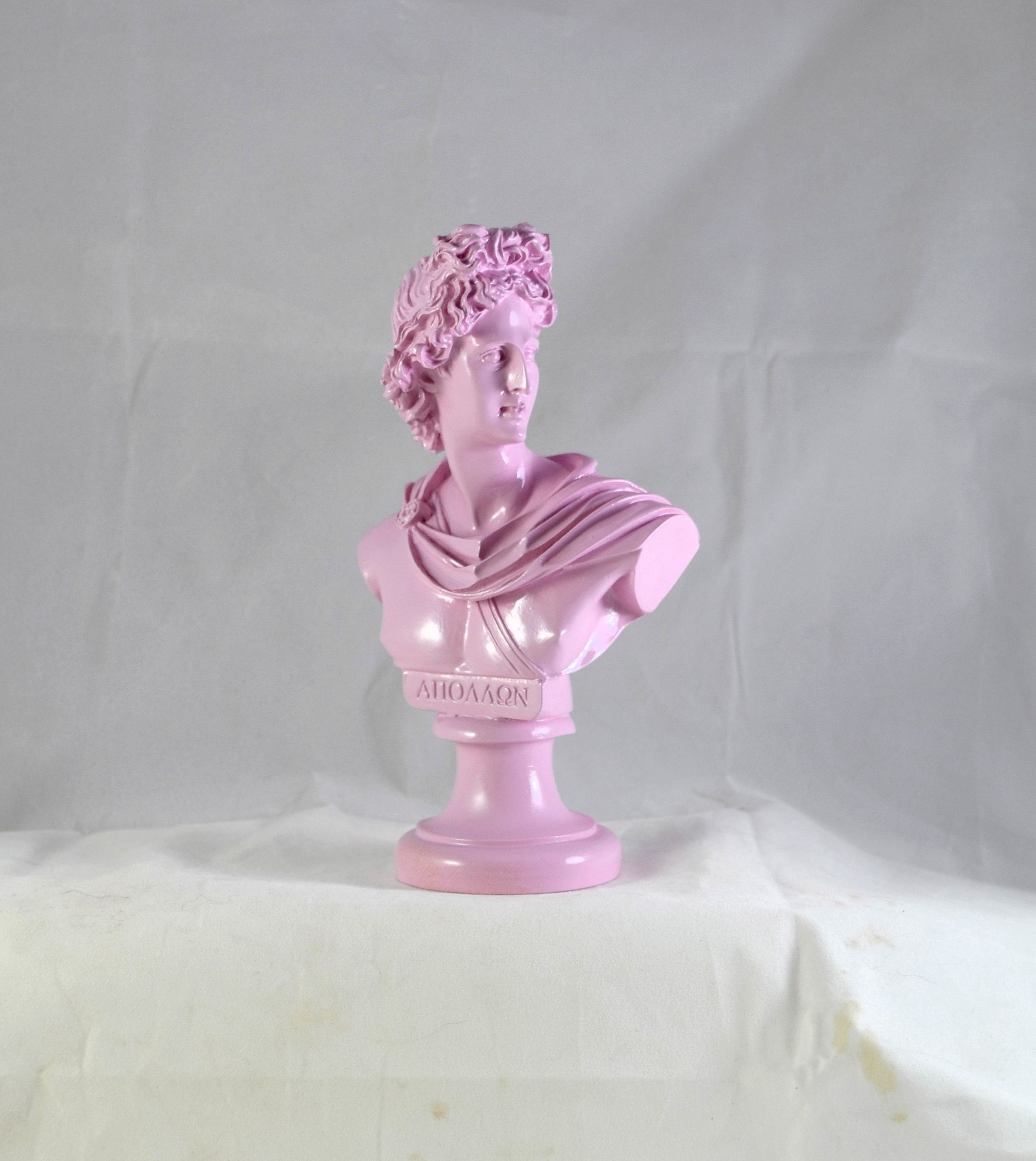 Apollo Βust Greek Statue Light Music God Pink NEW 16 Cm 65 - Etsy