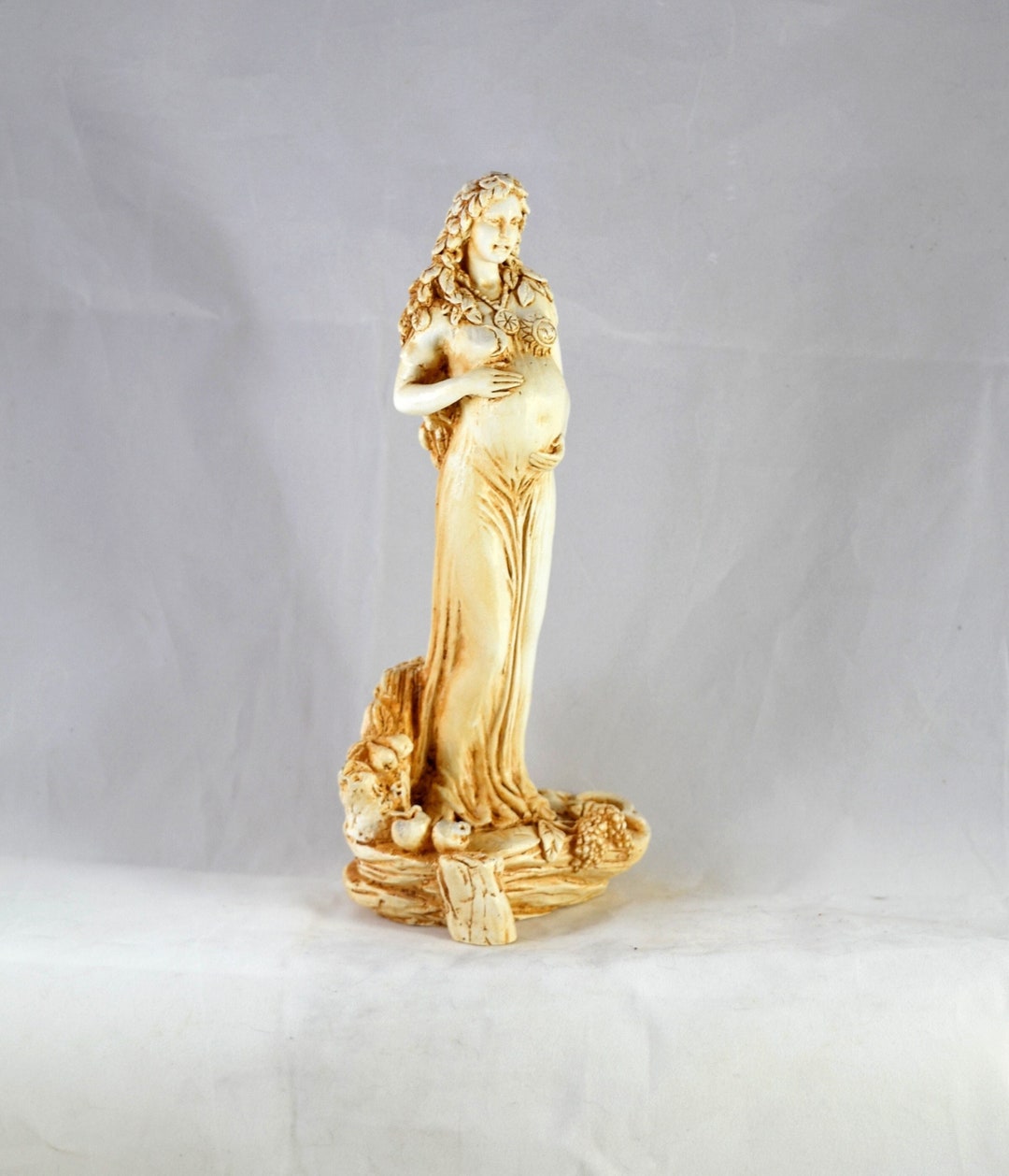 Mother Gaia Earth Statue Aged Patina Altar 20 Cm (7,9 Inches) - Etsy