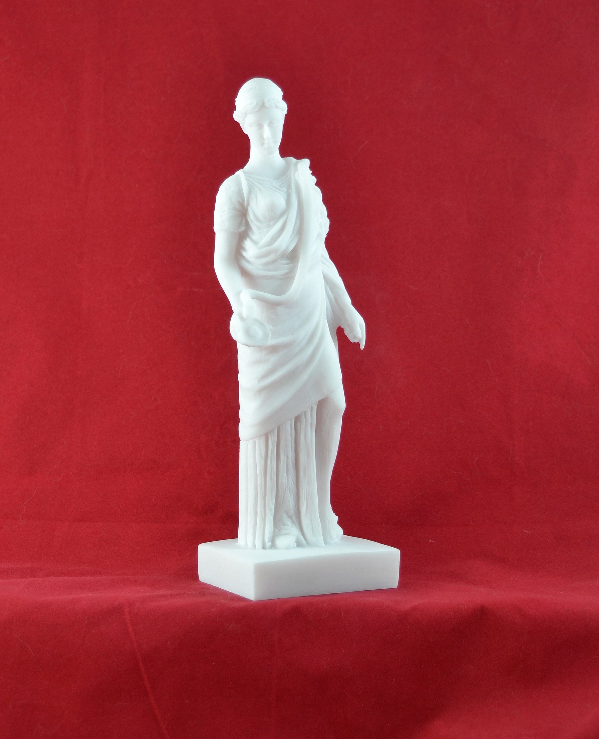 Hygieia Hygeia Statue Goddess of Health White 20 Cm 7.9 Inches - Etsy