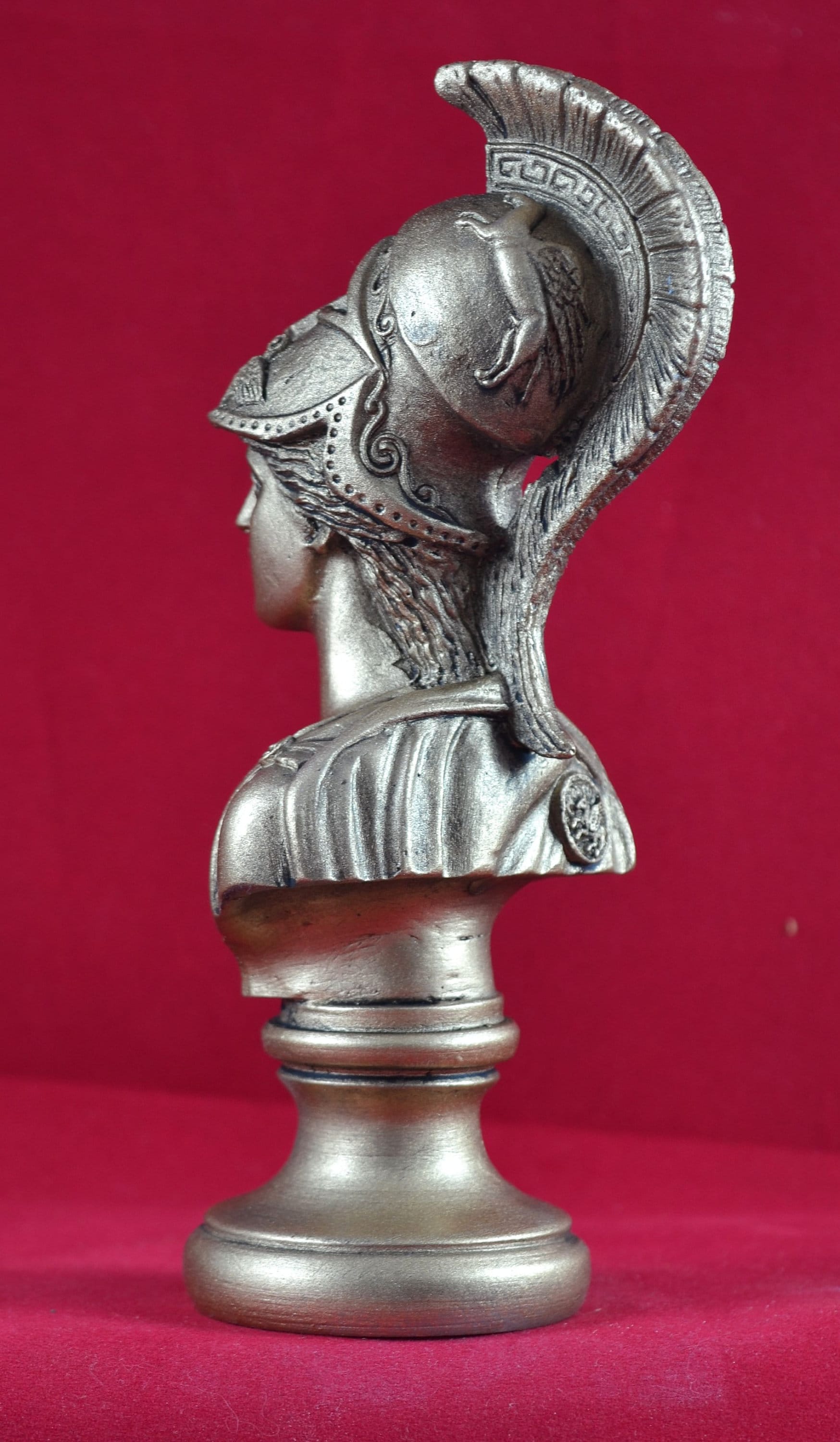 Athena Bust Greek Statue Wisdom Civilization Goddess Gold - Etsy
