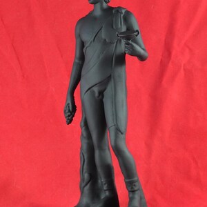 Antinous Antinoos Statue Dionysus Lovers Sculpture Black 10 Inches - Etsy