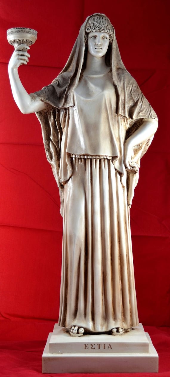 Greek Goddess Hestia Statue
