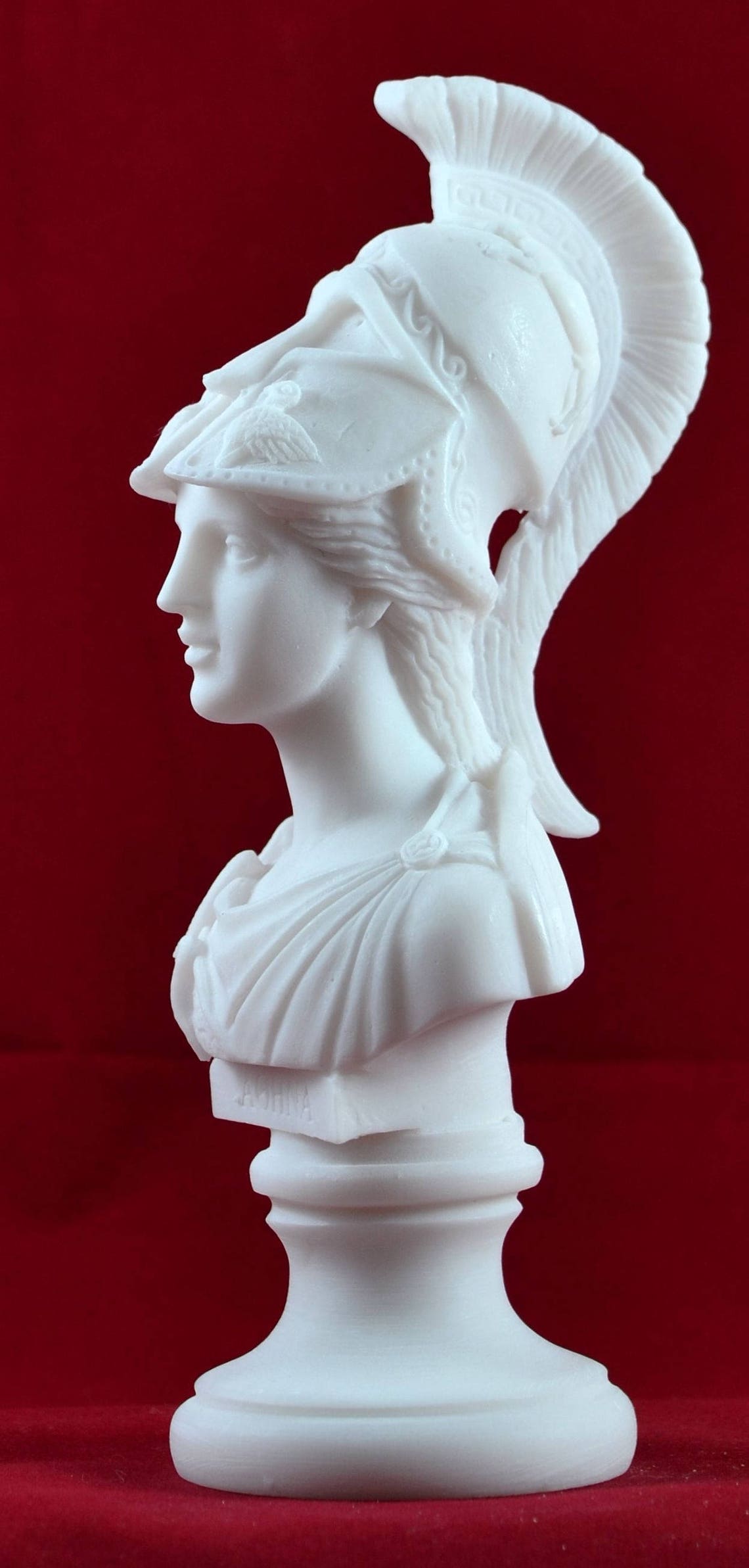 Athena Bust Greek Statue Wisdom Civilization Goddess White NEW - Etsy ...