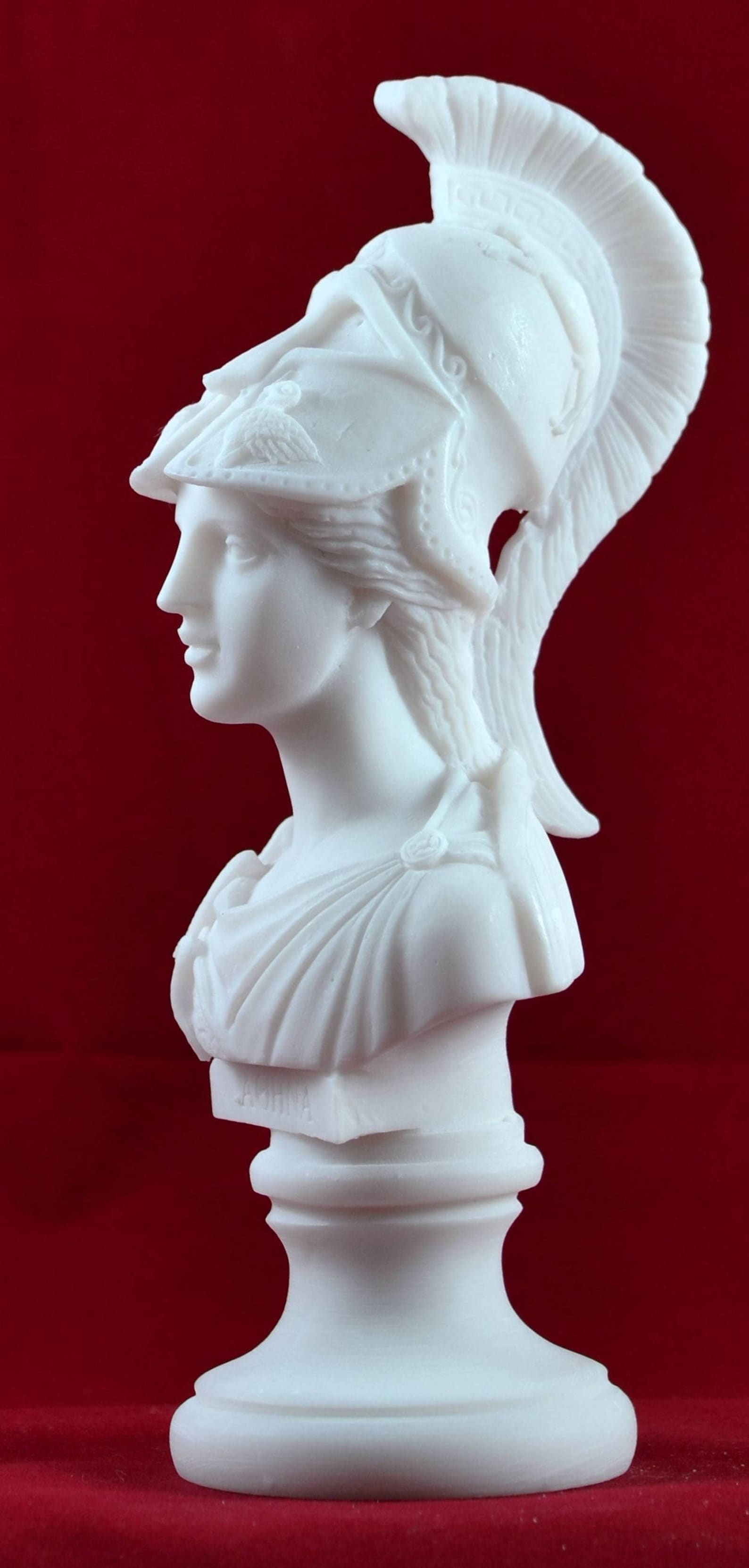 Athena Bust Greek Statue Wisdom Civilization Goddess White NEW - Etsy