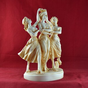 Three Graces Statue Sculpture Figurine Aged Patina Goddess 10 Inches - Etsy