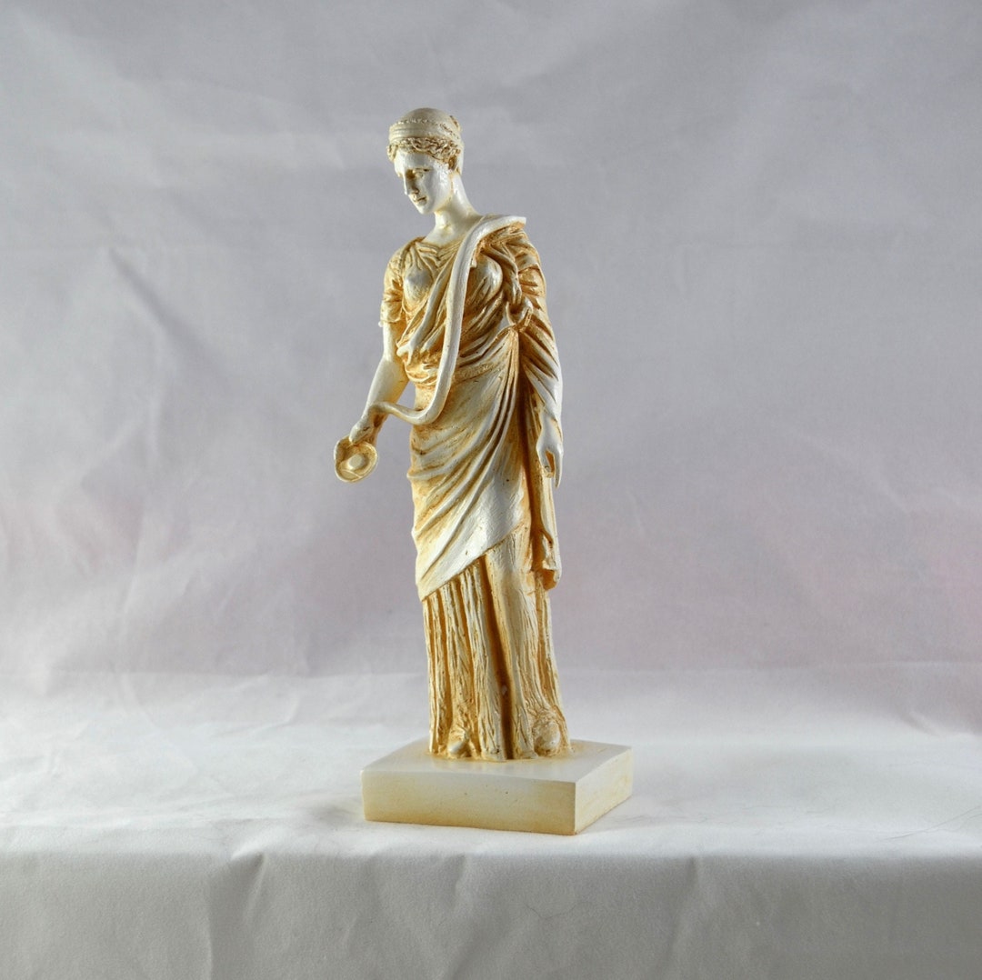Hygieia Hygeia Statue Goddess of Health Aged Patina 20 Cm 7.9 Inches - Etsy