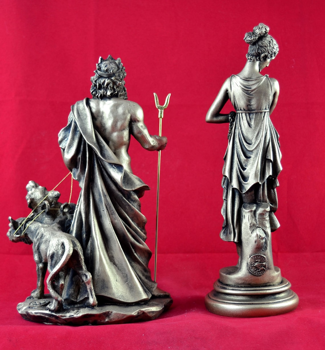 Persephone Goddess Queen of the Underworld and Hades Gold | Etsy