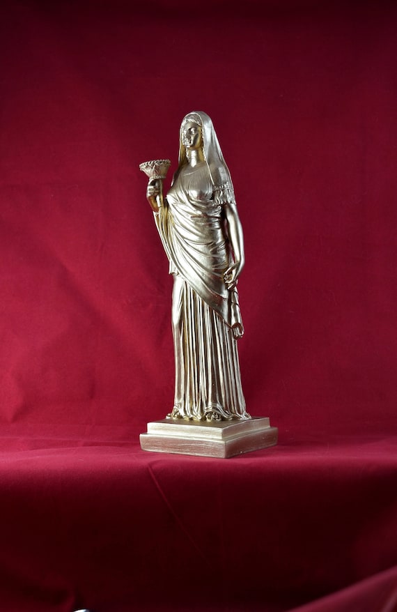 Persephone Gold Goddess Queen of the Underworld Statue 25 Cm - Etsy