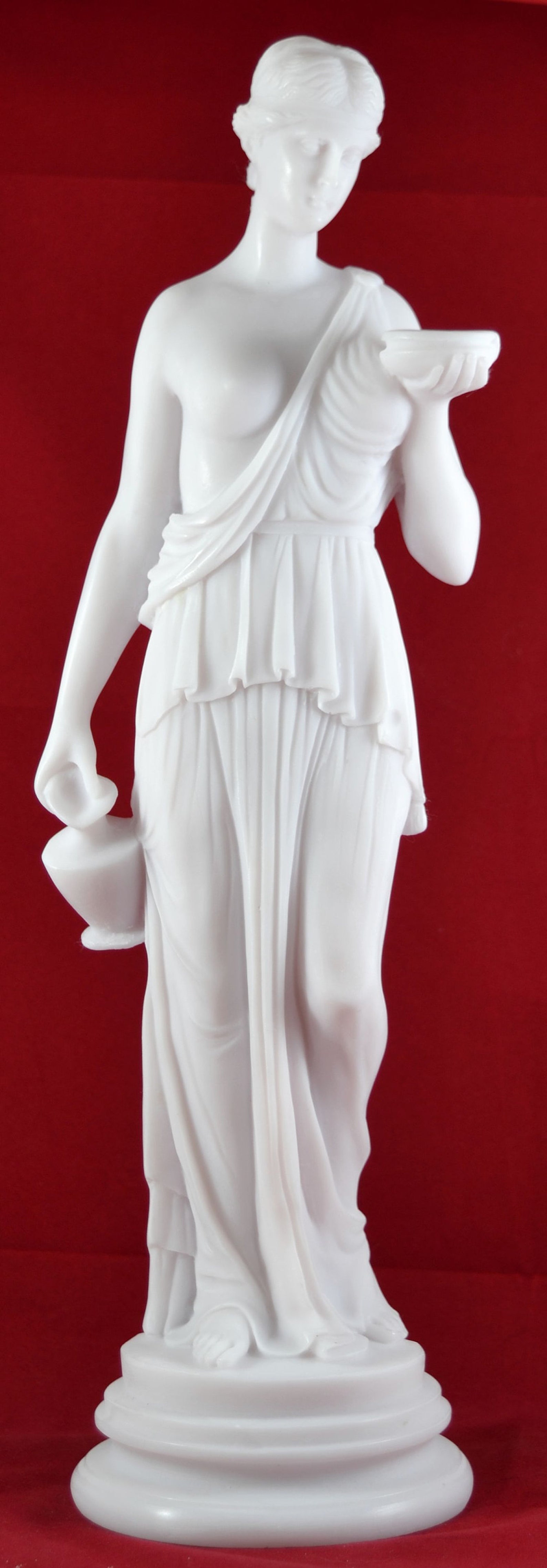 Hestia Statue: Greek Goddess of Home, Marble Cast (15 Inch) - Etsy