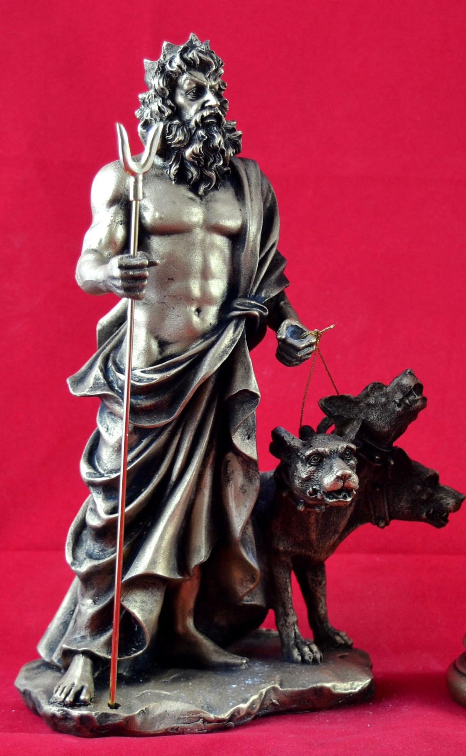 Hades Pluto Underworld King of the Dead & Riches Cerberus Greek Statue ...