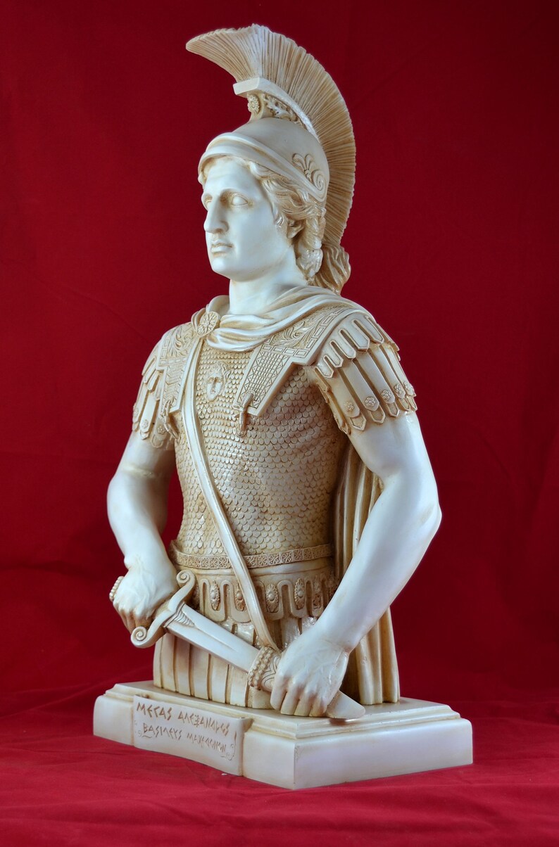 Alexander The Great statue figure BIG SIZE 20 inch Greek | Etsy