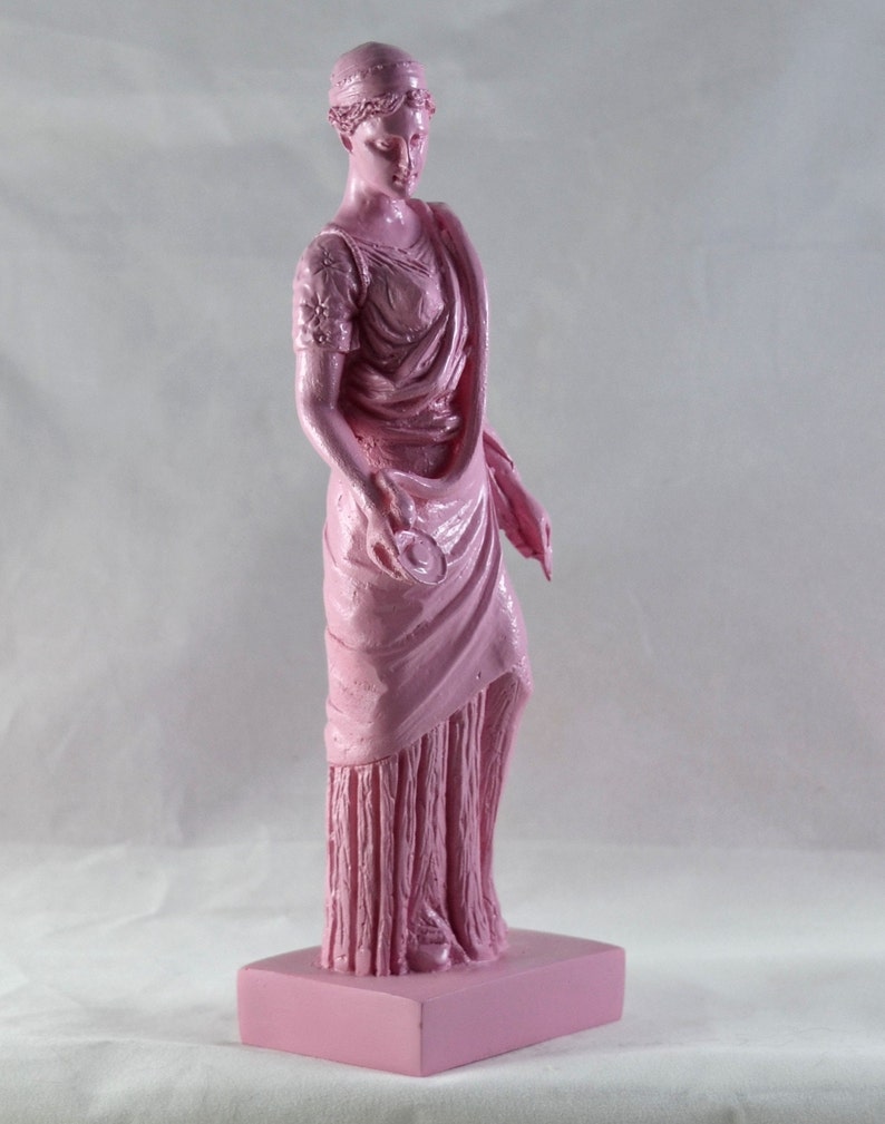 Hygieia Hygeia Statue Goddess of Health Pink 20 Cm 7.9 Inches - Etsy