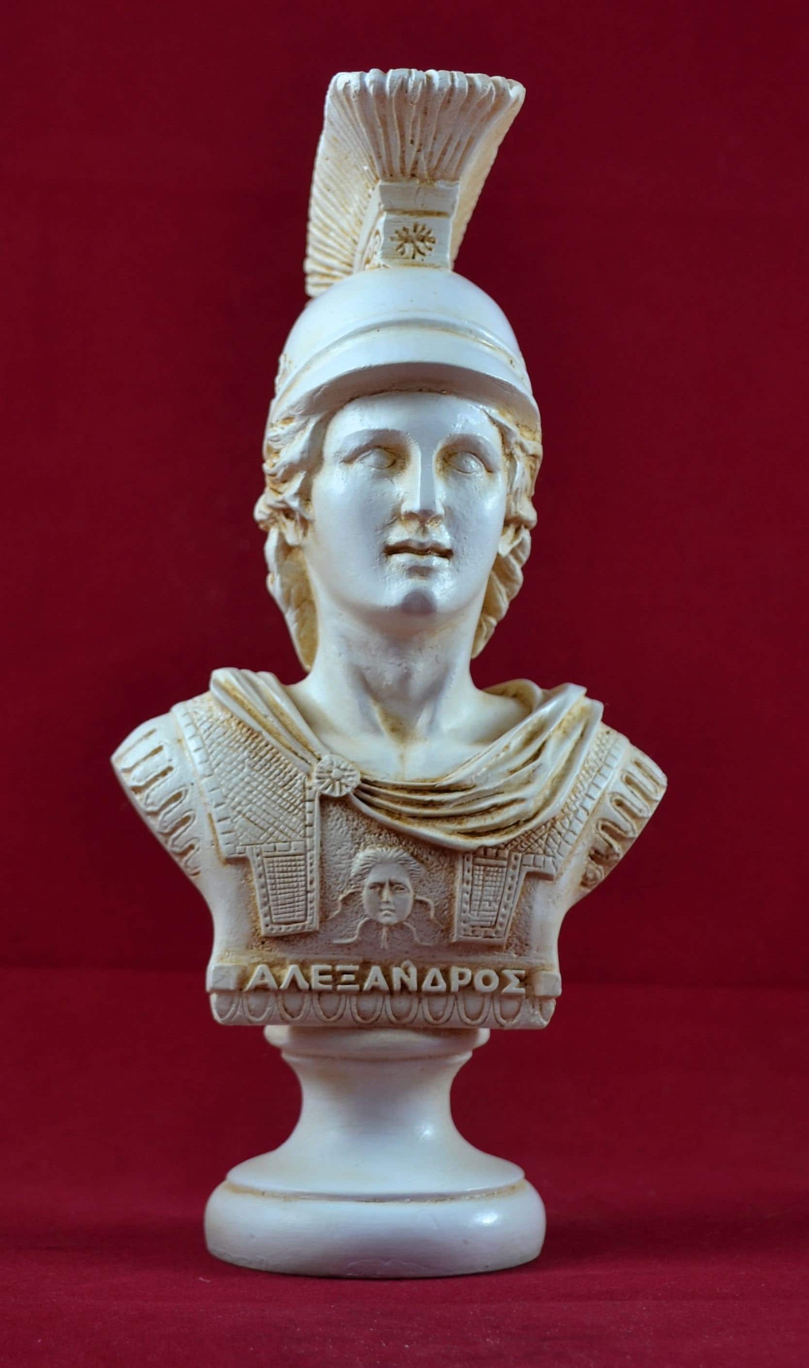 Alexander the Great Bust Greek Statue 75 Inch Aged Patina - Etsy