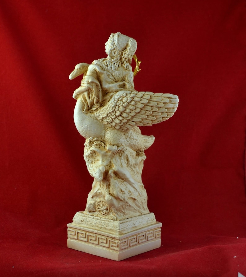 Aphrodite and Swan Greek Statue Love Beauty Goddess Aged | Etsy