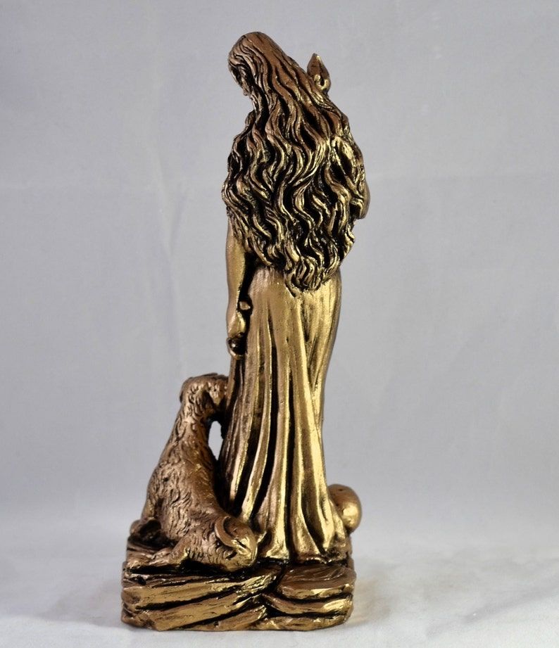 Hecate Gold Magic Witch Goddess Hekate Statue 19cm 75 Inches - Etsy