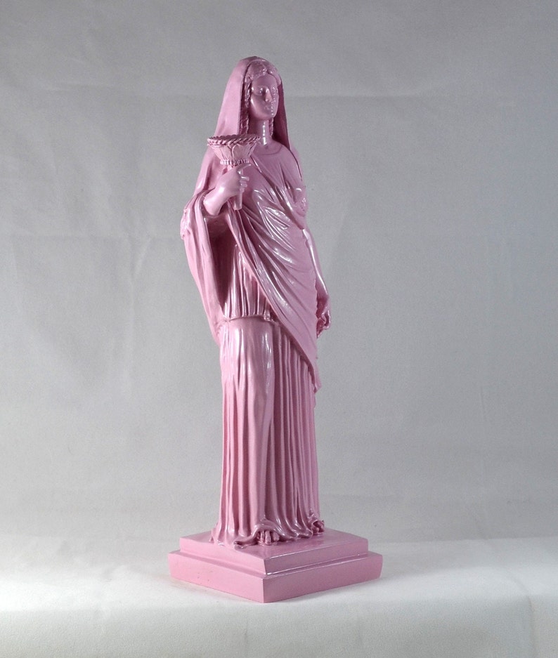 Persephone Pink Goddess Queen of the Underworld Statue 25 Cm - Etsy