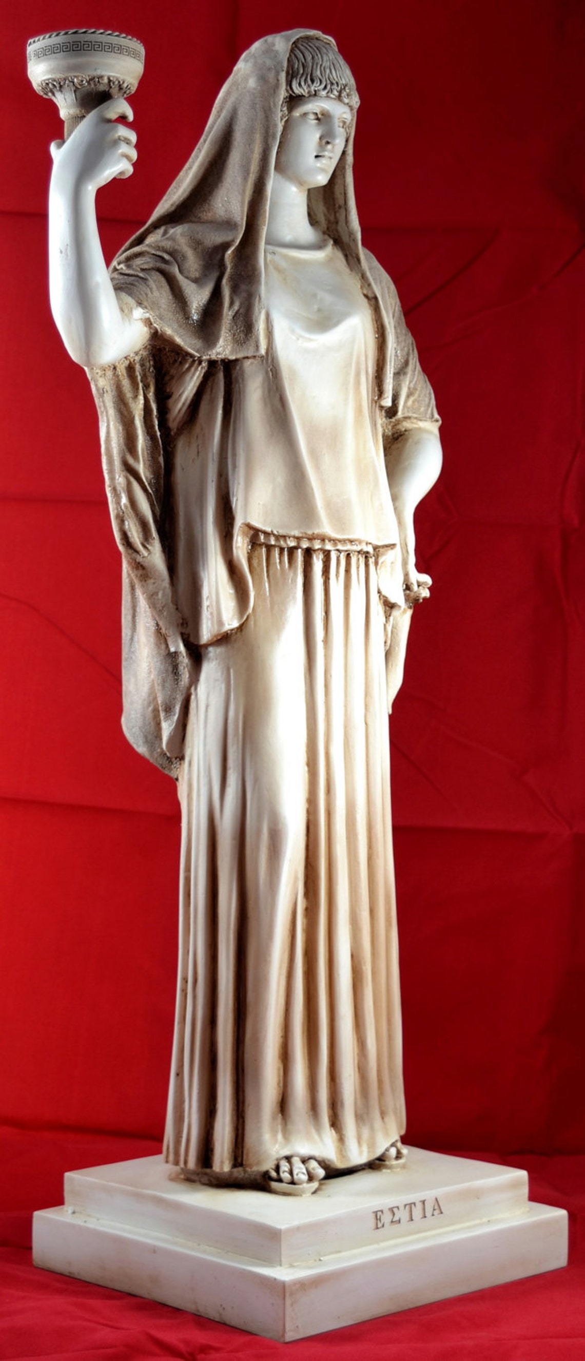 Hestia Guardian Deity of the House - Family Statue Greek 25 Inches - Etsy