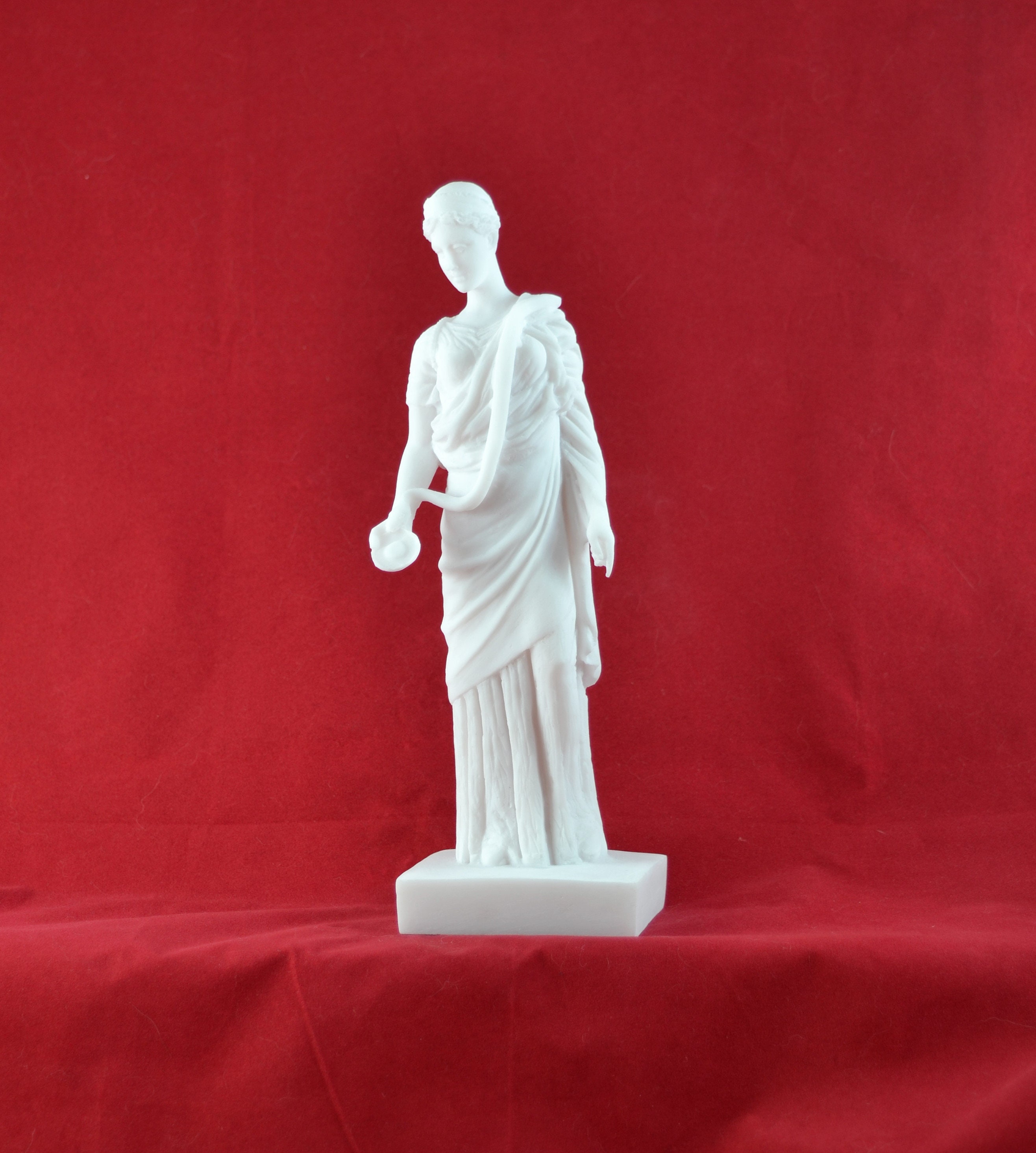 Hygieia Hygeia Statue Goddess of Health White 20 Cm 7.9 Inches - Etsy