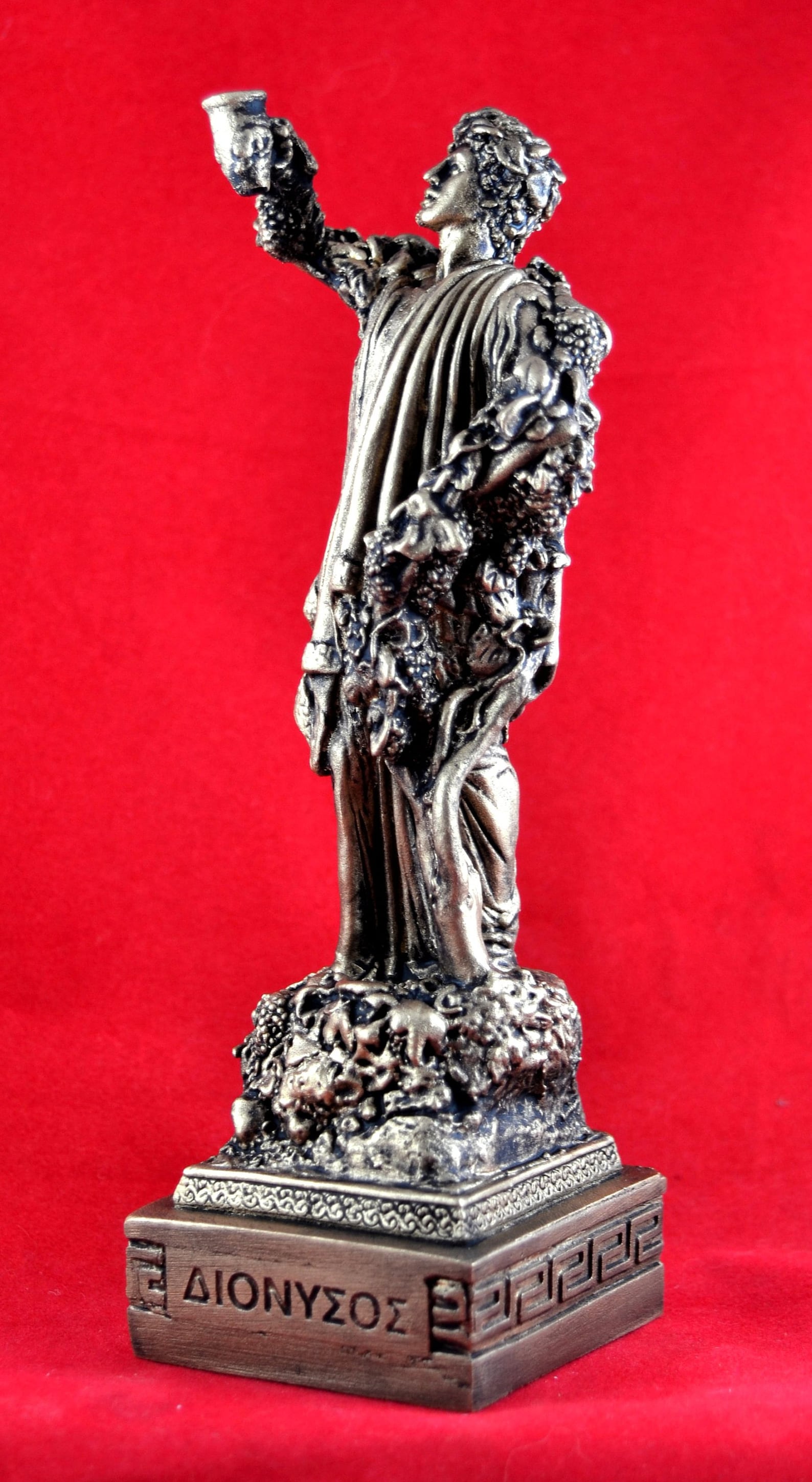 Dionysus Dionysos Gold Patina Greek Statue Ecstasy Wine God - Etsy
