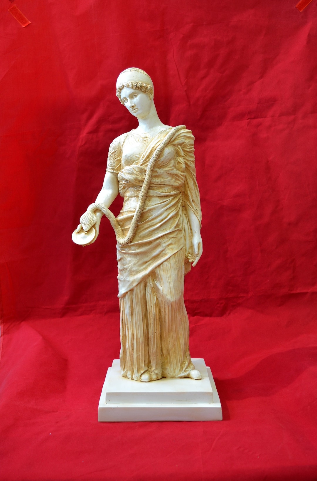 Hygieia Hygeia Statue Goddess of Health Aged Patina 59 Cm 23 Inches - Etsy