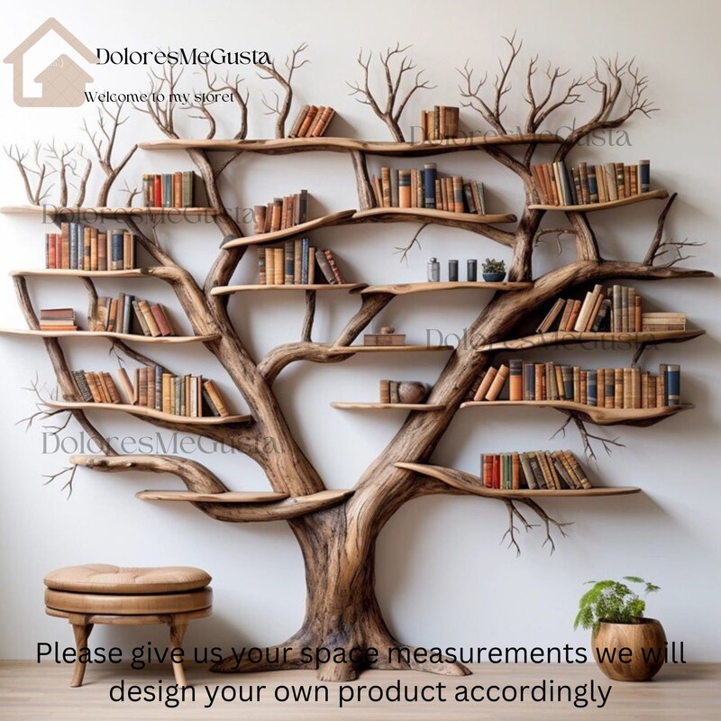 Tree Bookcase - Etsy