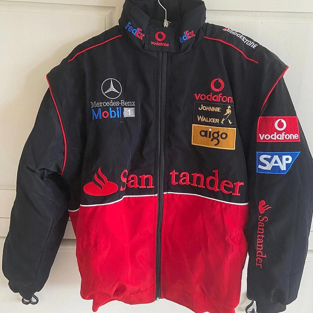 Vintage Mclaren-mercedes F1 Jacket Cool Racing Jacket, Gift Women's ...
