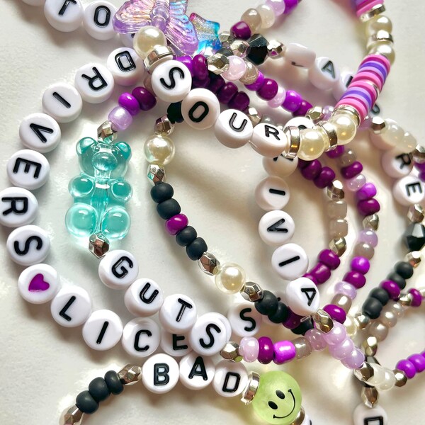 Olivia Rodrigo Bracelet Guts - Etsy