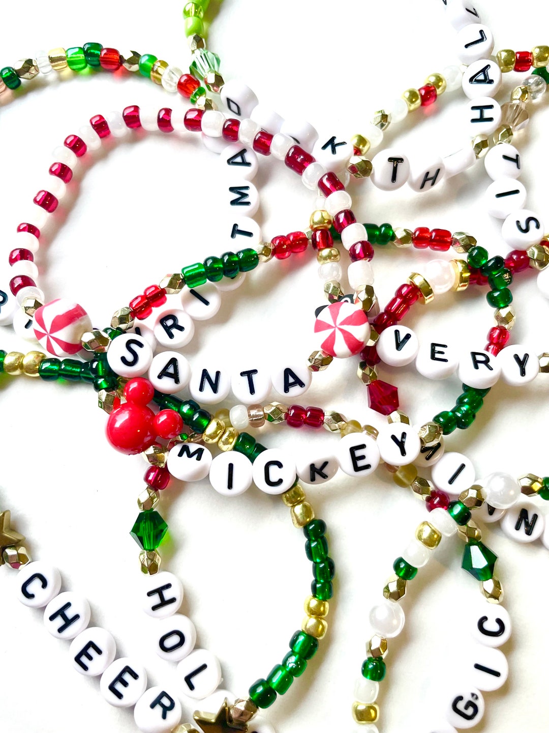 10 Pack Mickeys Very Merry Christmas Holiday Party Disney Themed ...