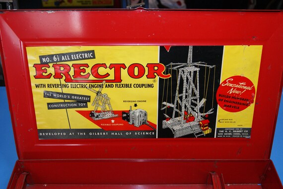 Vintage 1950’s Erector set No. 8 1/2 The A.C. Gilbert Company ...