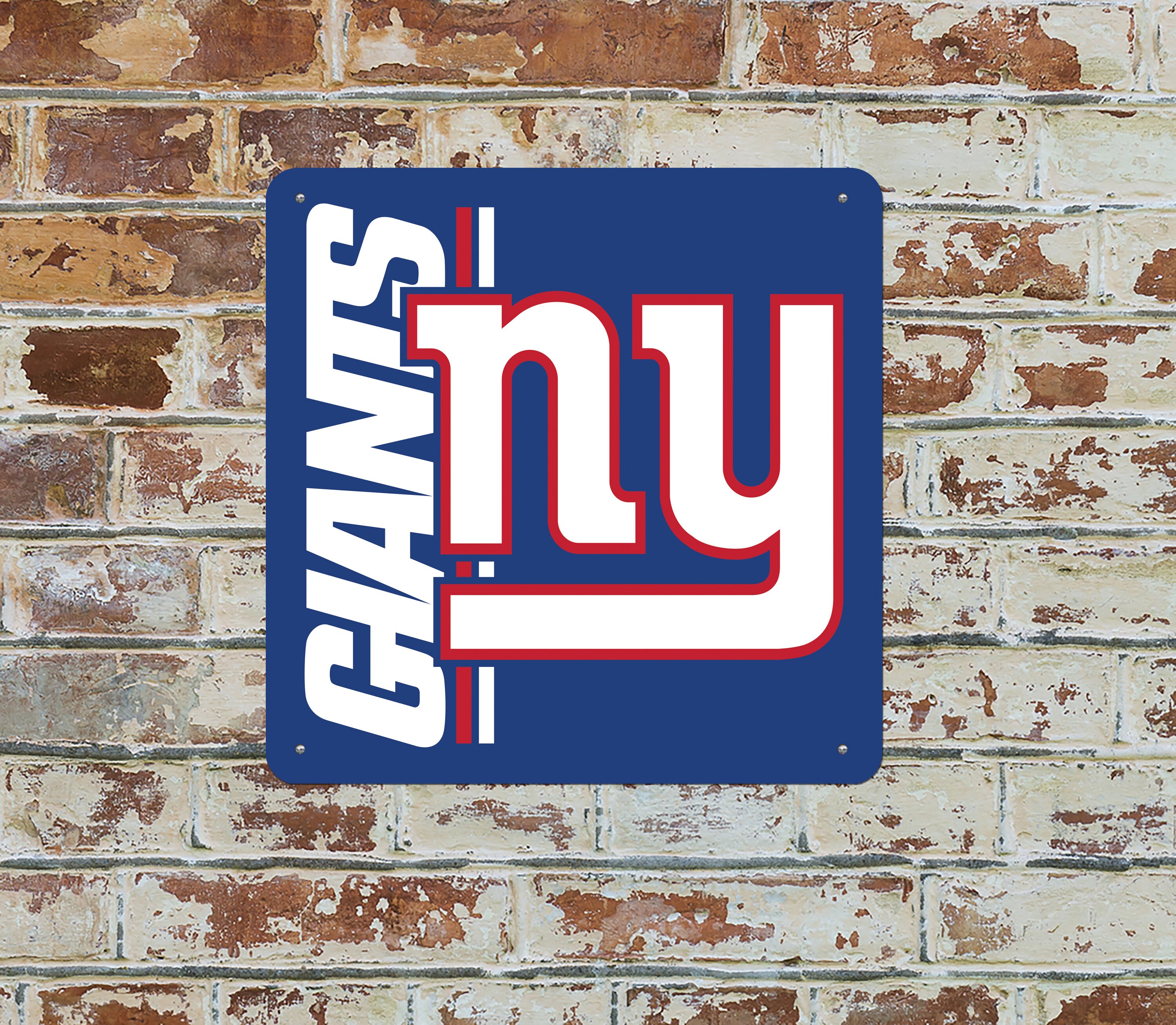12" X 12" Aluminum Sign NY Giants - Bar, Man Cave, or She-shed Signs ...
