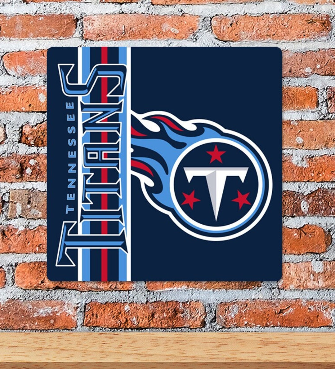 12" X 12" Tennessee Titans Aluminum Sign - Bar, Man Cave, or She-shed ...