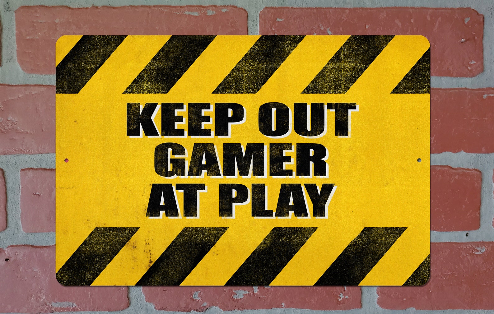 8 x 12 Keep Out Gamer At Play Aluminum Sign - Etsy.de