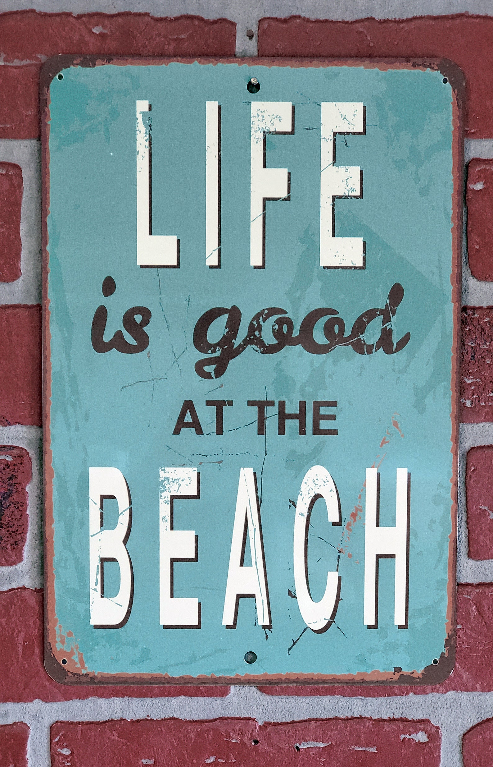 Life is Good at the Beach Cute Metal Beach Sign for Your Beach House - Etsy