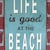 Life is Good at the Beach Cute Metal Beach Sign for Your Beach House - Etsy