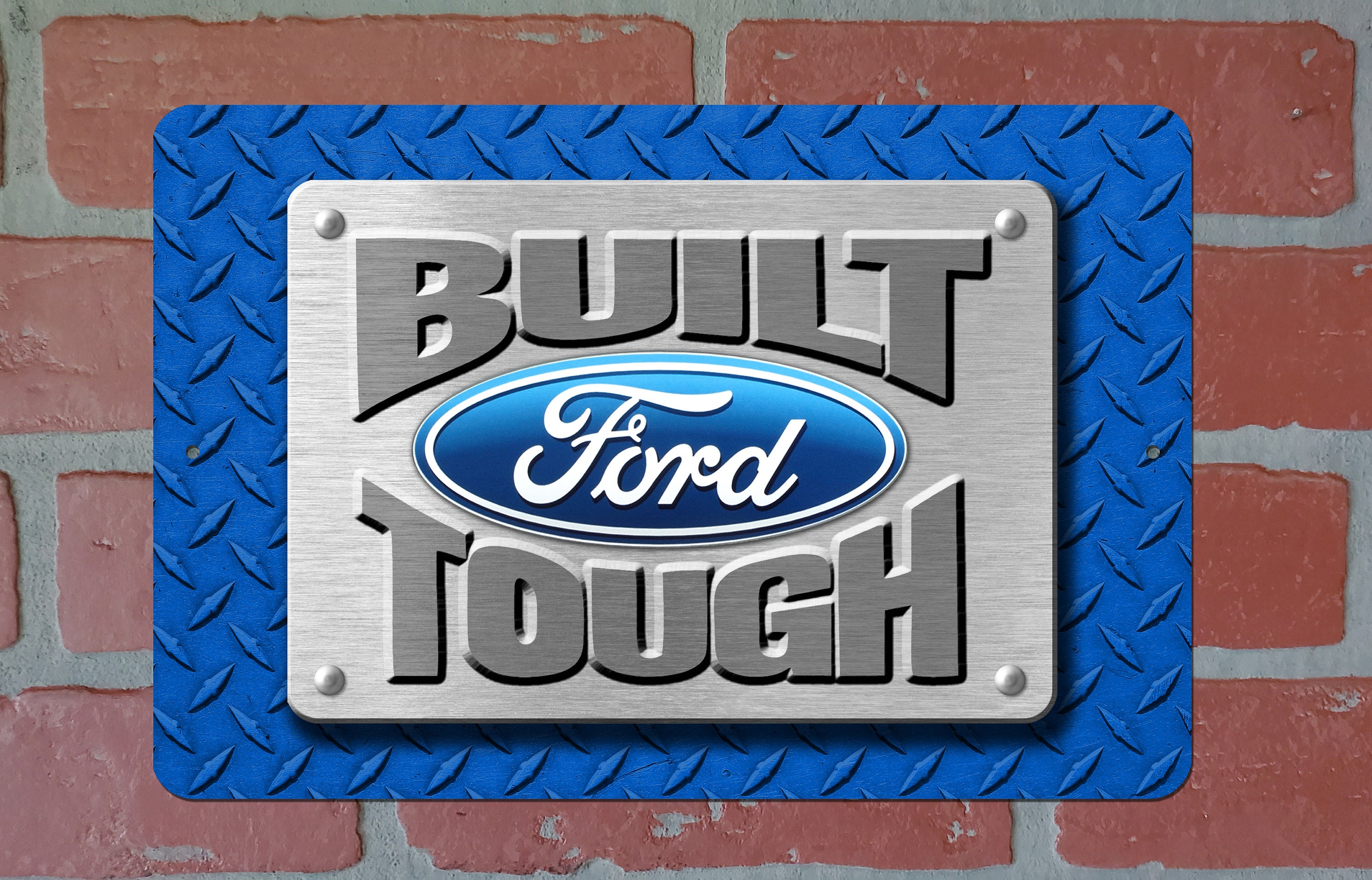 Aluminum Ford Sign Reproduction Sign Man Cave, She Shed, Garage, Shop ...