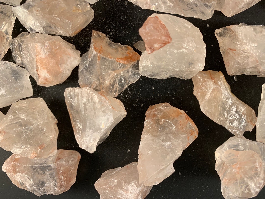 Raw Fire Quartz, Raw Hematoid Quartz - Etsy UK