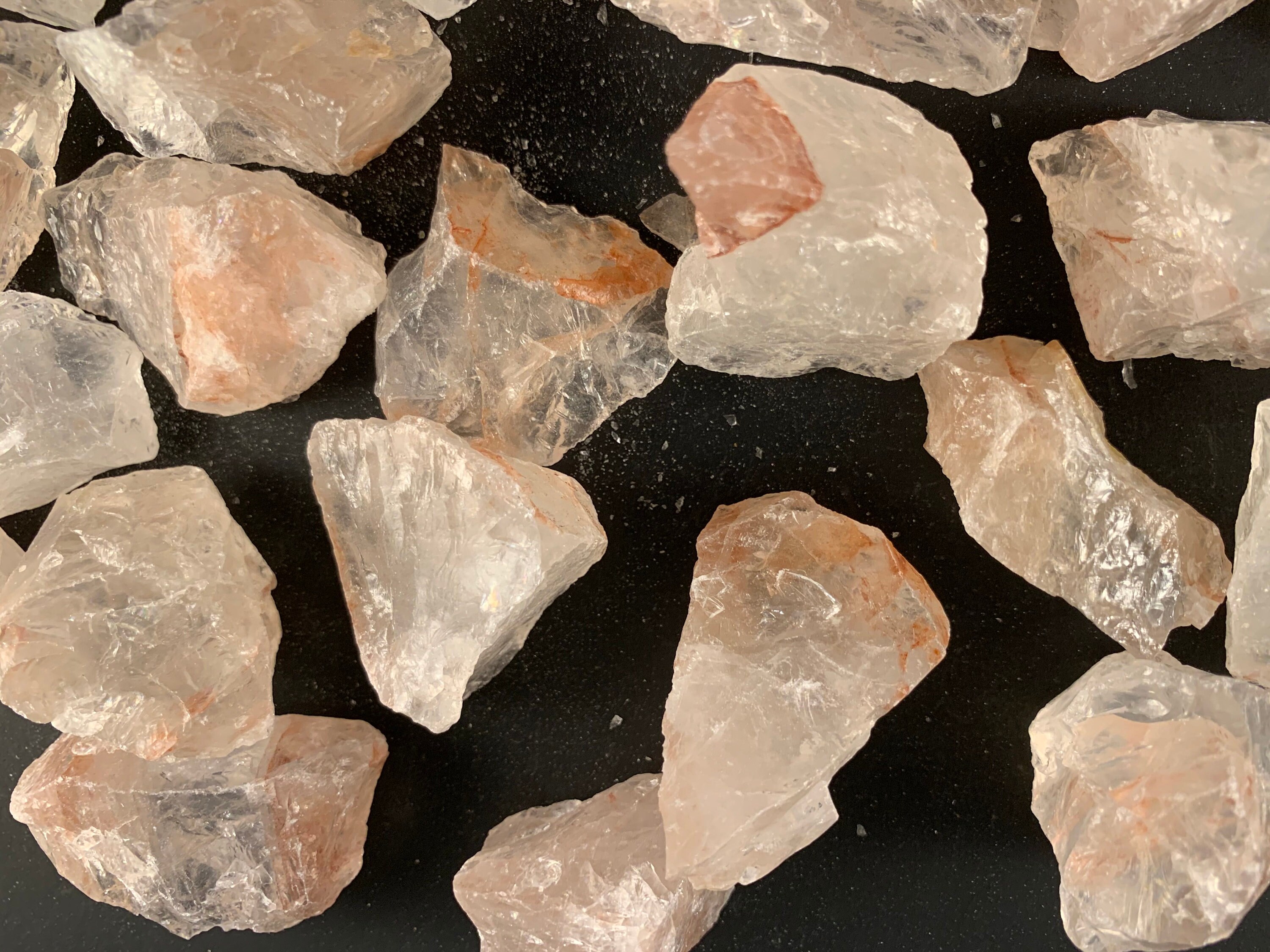 Raw Fire Quartz, Raw Hematoid Quartz - Etsy UK