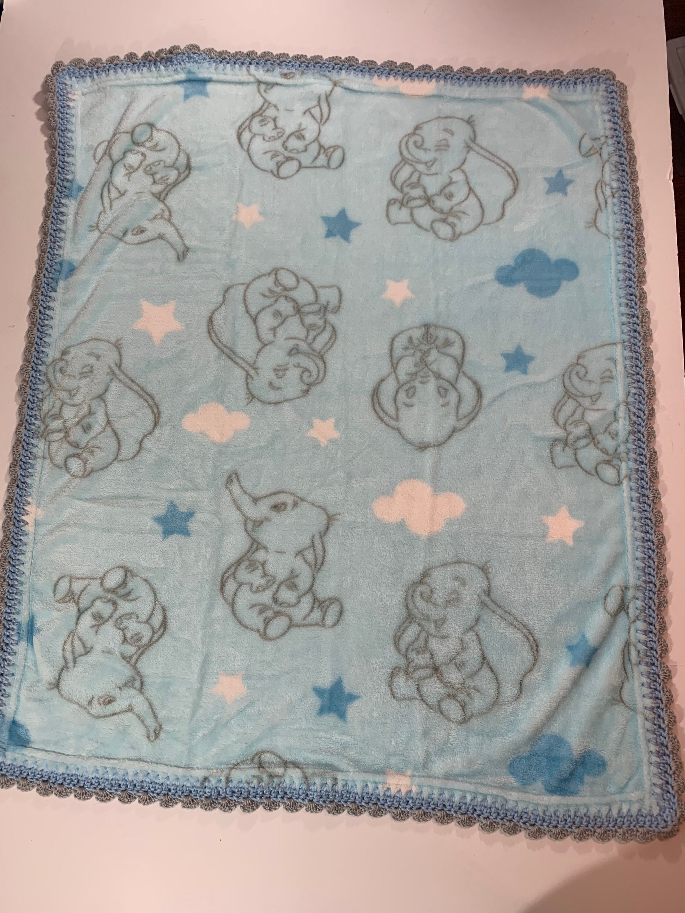 Sweet Disney Dumbo Crochet Baby Blanket Gift Set - Etsy
