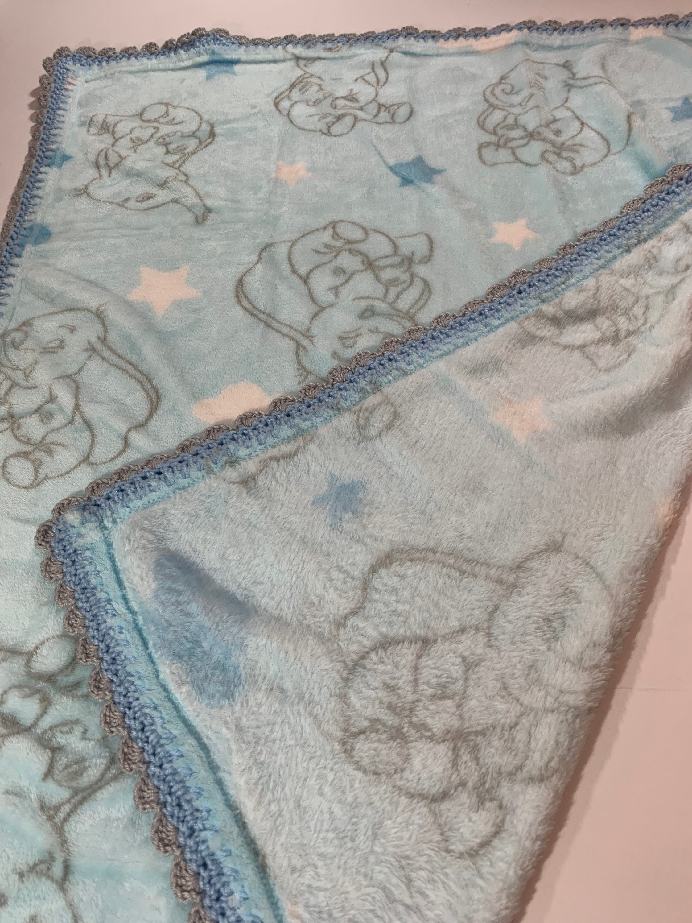 Sweet Disney Dumbo Crochet Baby Blanket Gift Set - Etsy