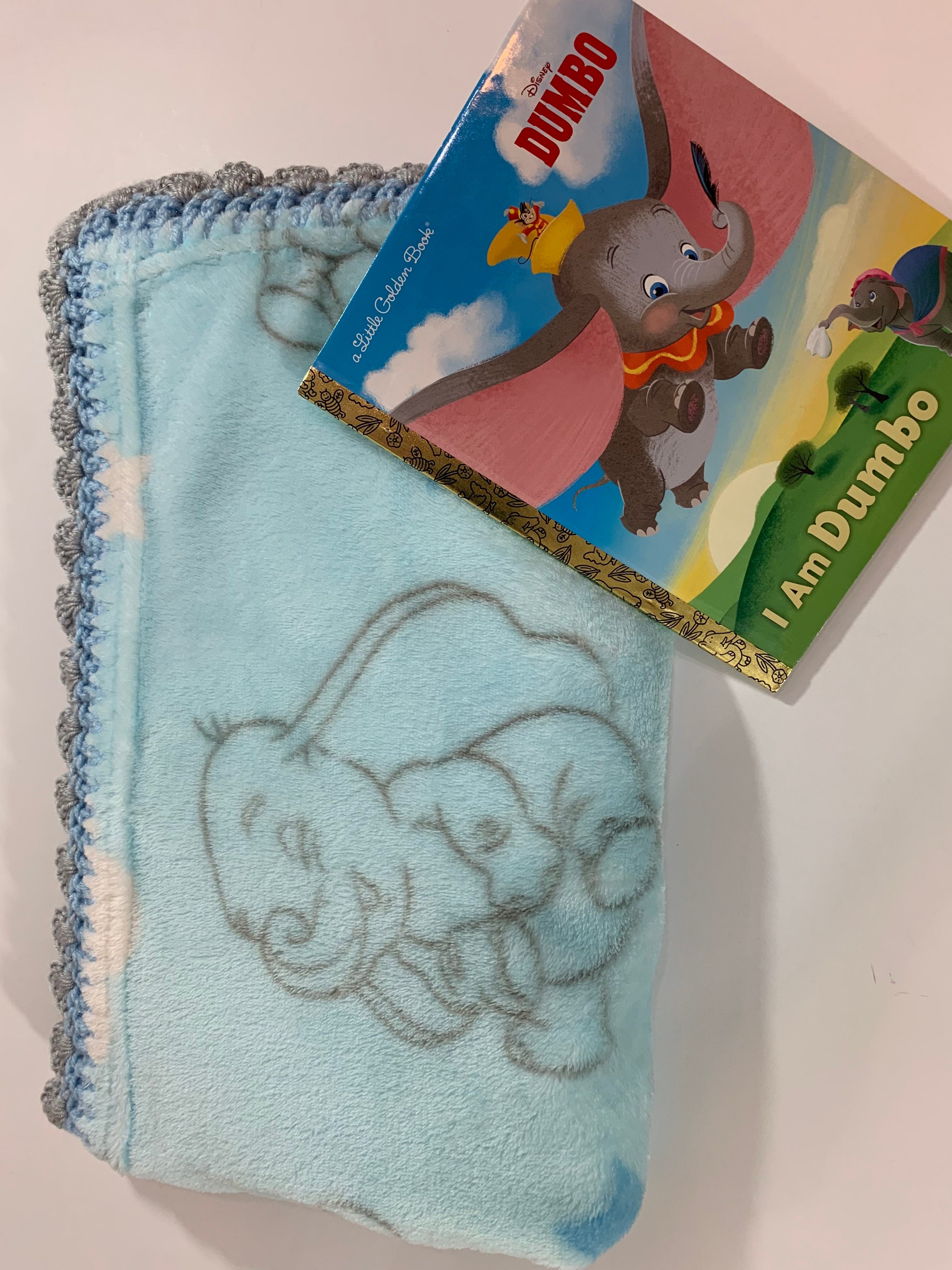 Sweet Disney Dumbo Crochet Baby Blanket Gift Set - Etsy