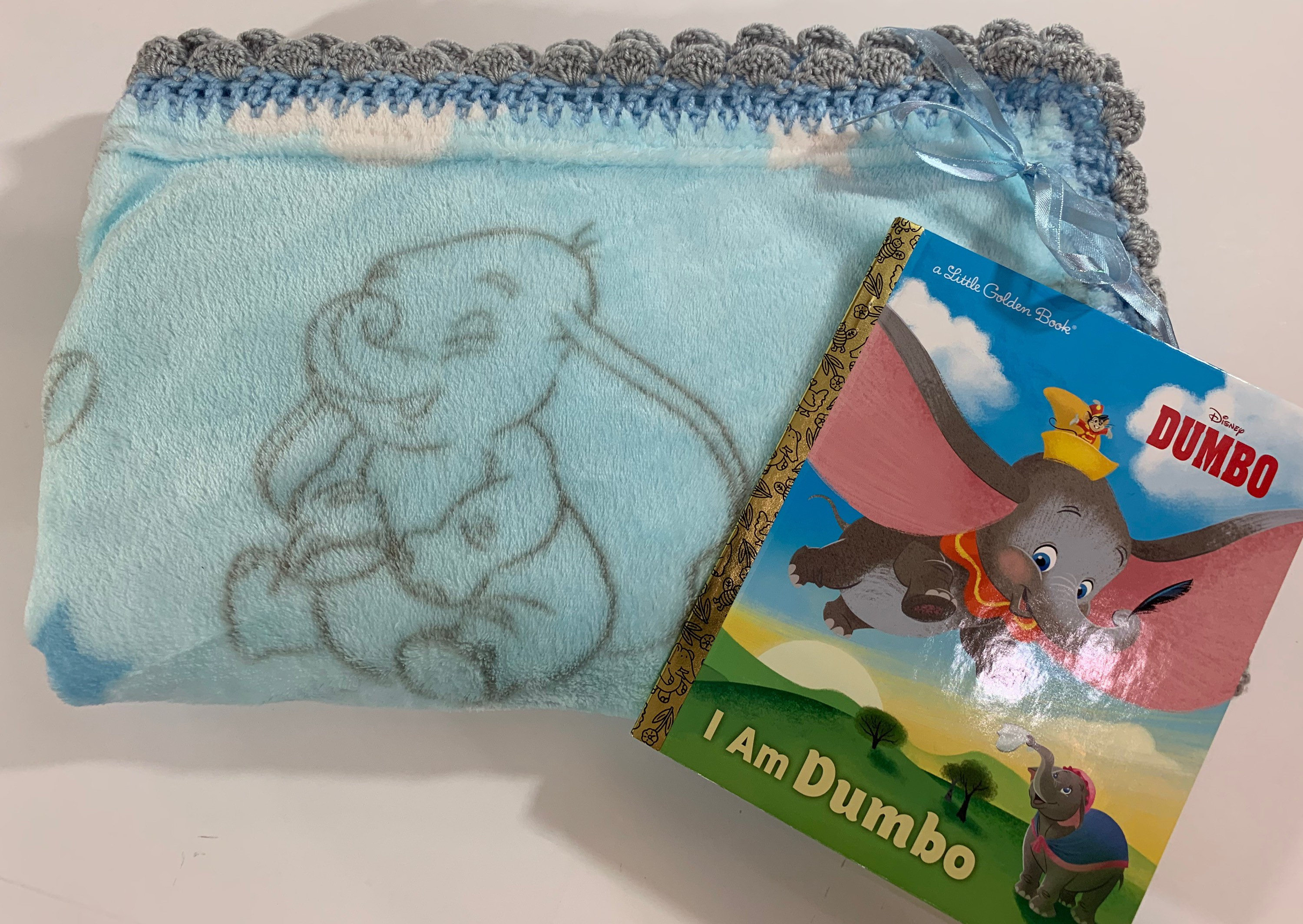Sweet Disney Dumbo Crochet Baby Blanket Gift Set - Etsy