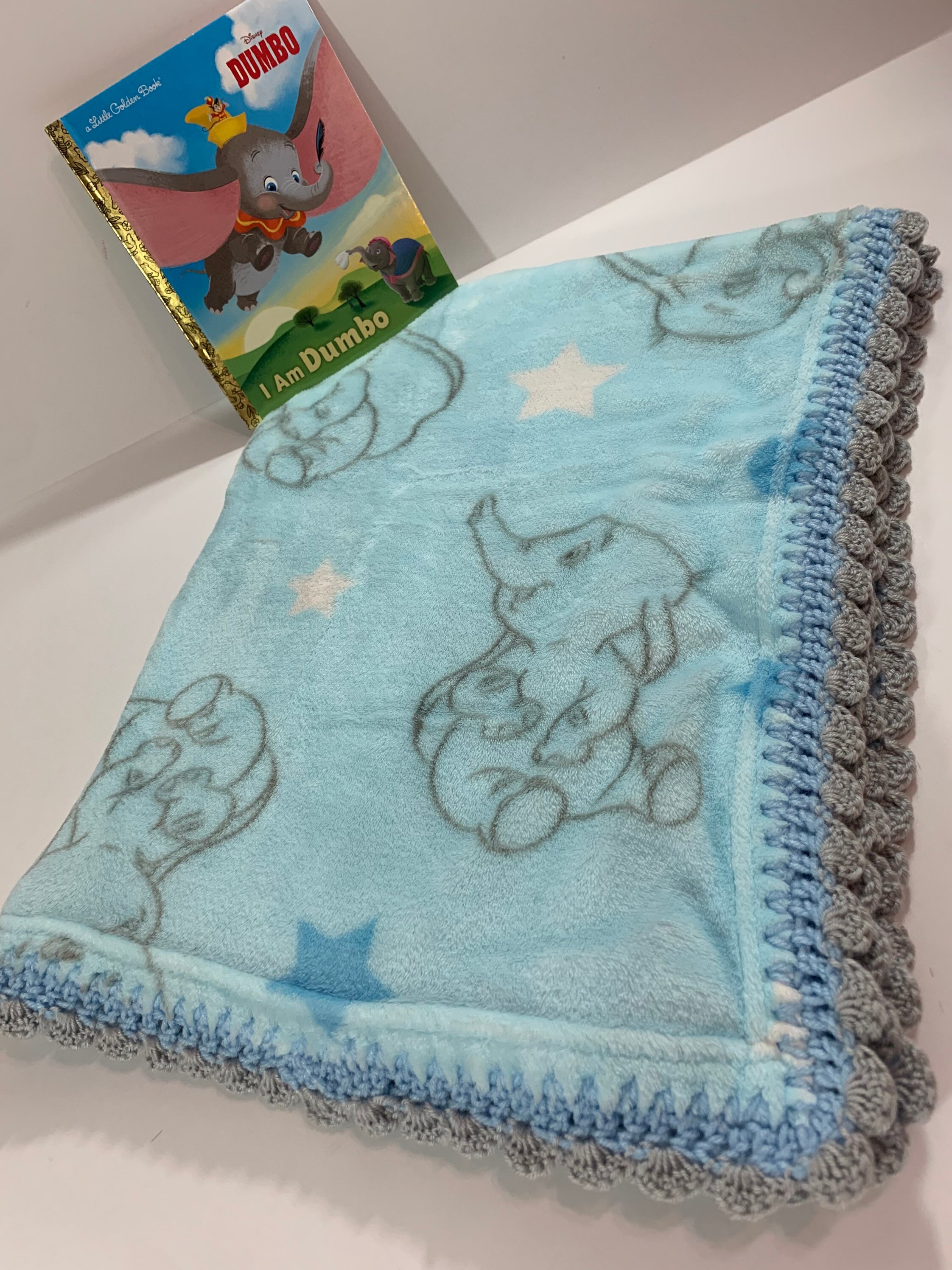Sweet Disney Dumbo Crochet Baby Blanket Gift Set - Etsy