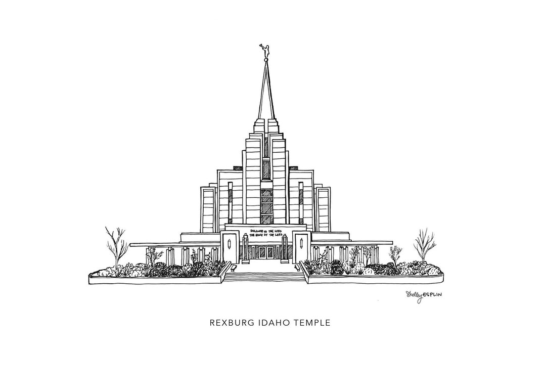 Rexburg Idaho Temple - Digital Download - Etsy