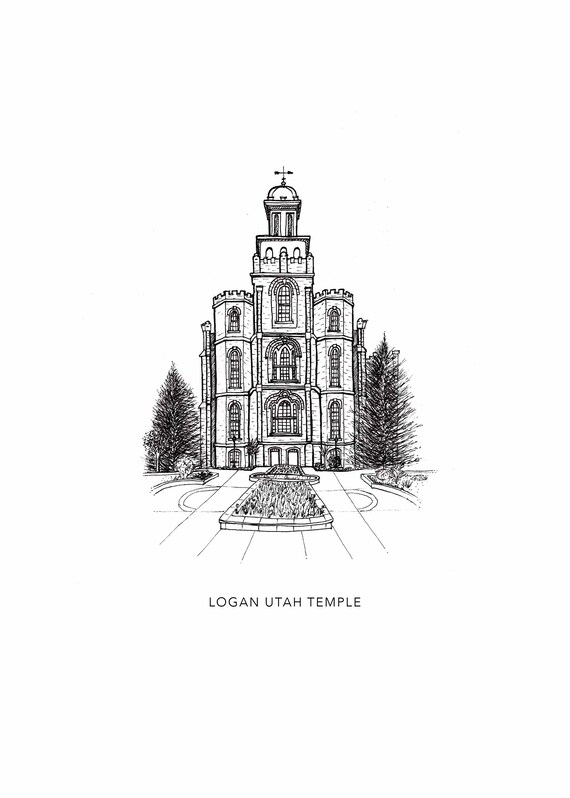 Logan Utah Temple Digital Download - Etsy