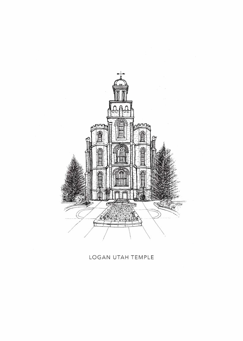 Logan Utah Temple - Digital Download - Etsy