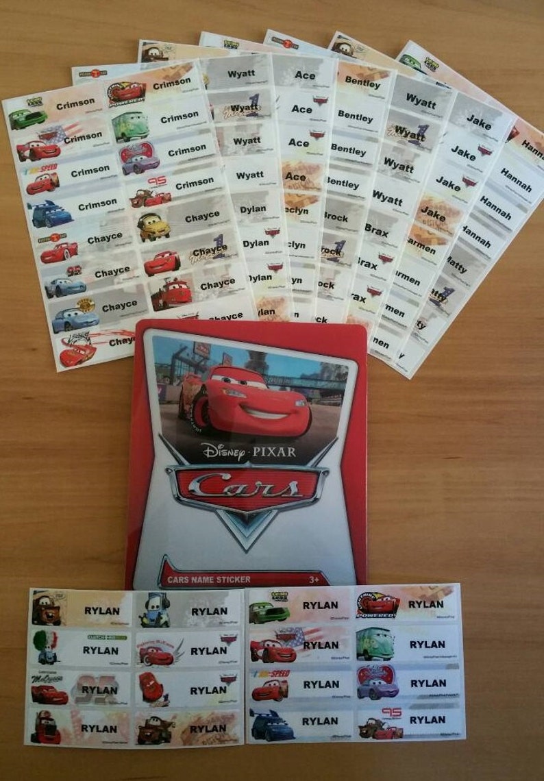 Character Label Party Pack (23 Designs to Choose From) Make That ...